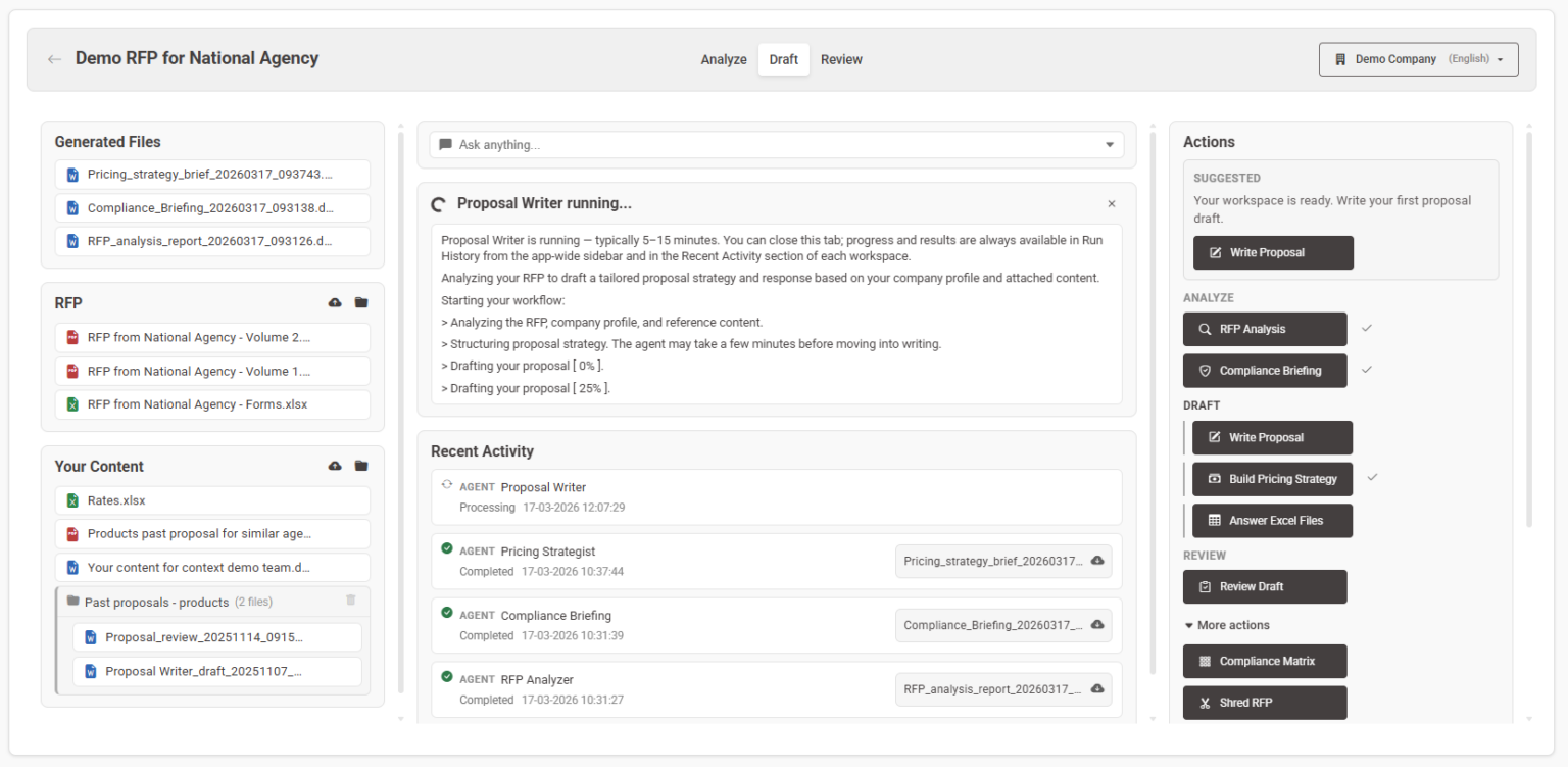 DeepRFP - AI RFP Software and Response Automation Platform